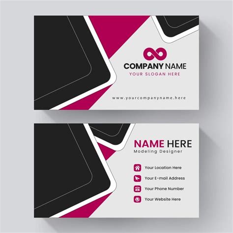 Premium Vector Classy Corporate Business Card Template