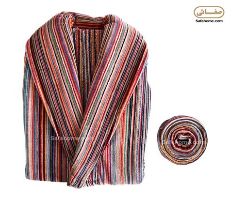 حوله تن پوش مردانه طرح ایلیا راه راه صفاهوم