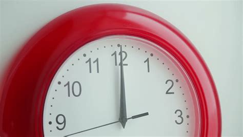 Clock Minute Second And Hour Hands Moving Stock Footage Video 9050671