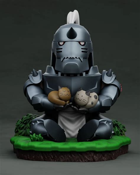 Alphonse Elric Chibi 3d Print Model Download Free