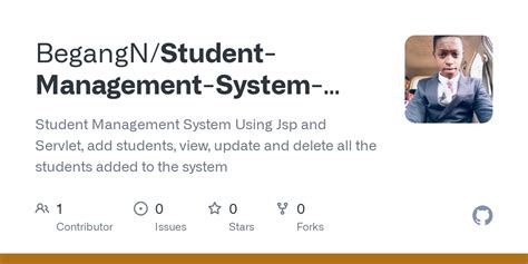 Github Begangn Student Management System Using Jsp And Servlet Student Management System