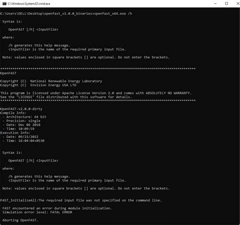 Error In Compiling Openfast Windows Through Visual Studio Issue Openfast Openfast