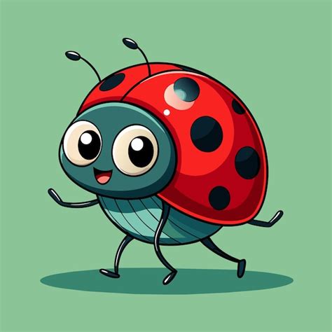 Premium Vector Ladybug Cartoon Vector Graphic