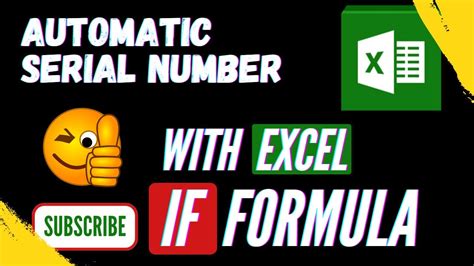 If फॉर्मूला की मदद से Automatic Serial Number लगाना सीखें 1 Min Excel Powerful Tips And Tricks