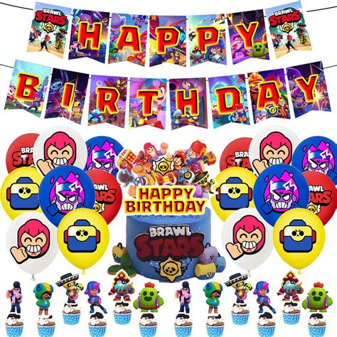 Brawl Stars Birthday Party Decorations Brawl Stars Store