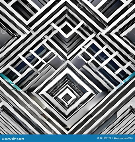 A Composition Of Geometric Precision With Clean Lines Sharp Angles And Symmetrical