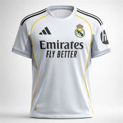 Real Madrid Official Home Jersey Player Edition Sportsflex