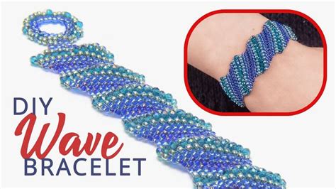 Beaded Flat Cellini Spiral Bracelet Tutorial With Seed Beads And Crystals In 2024 Bracelet