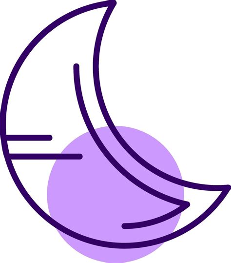 Moon Outline Shape Style Icon 54076425 Vector Art At Vecteezy