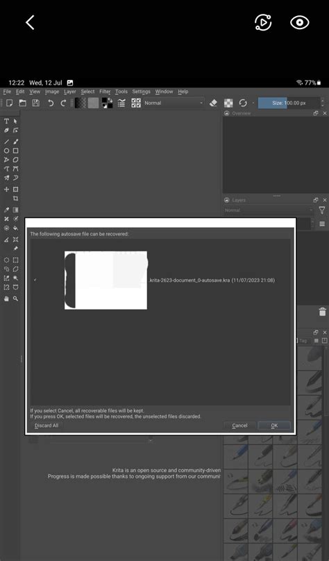 Autosave File Is Not Opening Rkrita