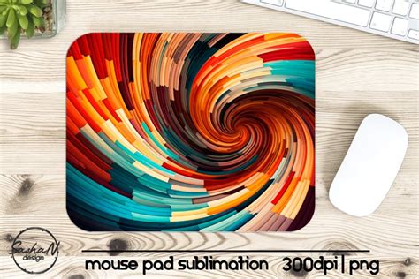 Abstract Mouse Pad Sublimation Designs 4018390