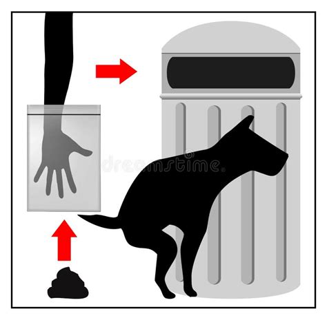 How To Pick Up Dog Poop Using Plastic Bag And Throw It In Trash Can