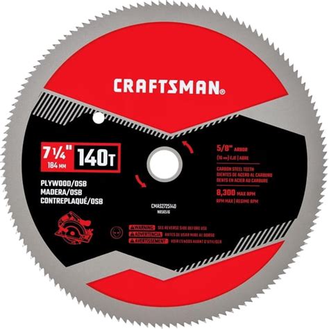 Cerpxff 7 1 4 Inch 140 Tooth Fine Finish Carbon Circular Saw Blade For