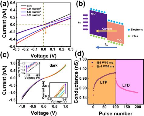 Figure 2 From Fully Light Modulated Self Powered Optoelectronic Memristor For Neuromorphic