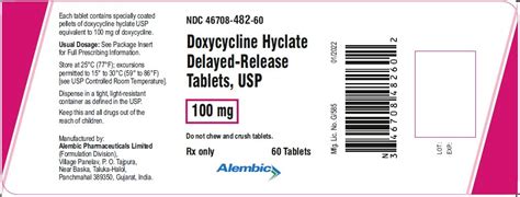 Doxycycline Hyclate Delayed Release PI Drugs Com