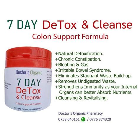 7 Day Detox And Cleanse Doctors Organic Pharmacy