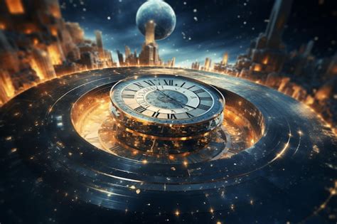 Premium Photo Space Of Time Dimension Concept By Generative Ai