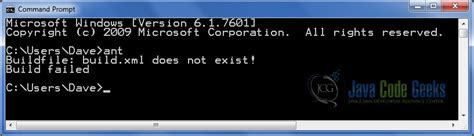 Apache Ant Tutorial For Beginners Java Code Geeks