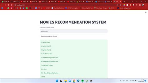 Github Boussairimovie Recommendation System Using Machine Learning