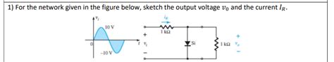 Solved For The Network Given In The Figure Below Sketch Chegg