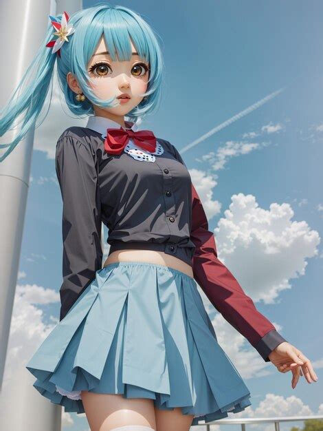 Premium Ai Image A Collection Of Cute Anime Girl Artworks