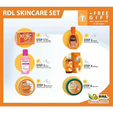 Rdl Skin Care Ultimate Set W O Pouch Shopee Philippines