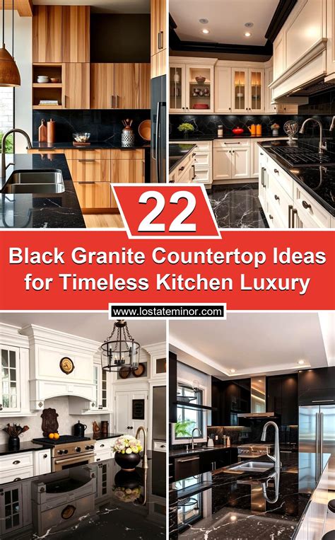 Black Granite Countertops Kitchen Ideas For Timeless Elegance