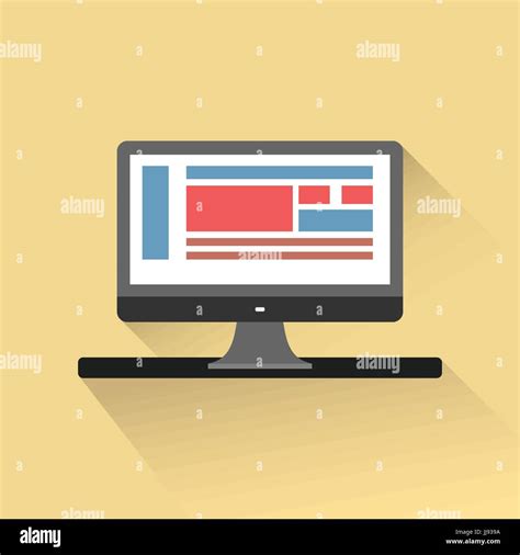 Monitor View Stock Vector Images Alamy
