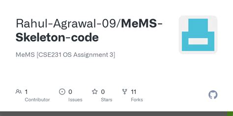 Github Rahul Agrawal 09mems Skeleton Code Mems Cse231 Os Assignment 3