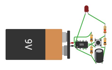 Circuit Design Toggle Switch Tinkercad