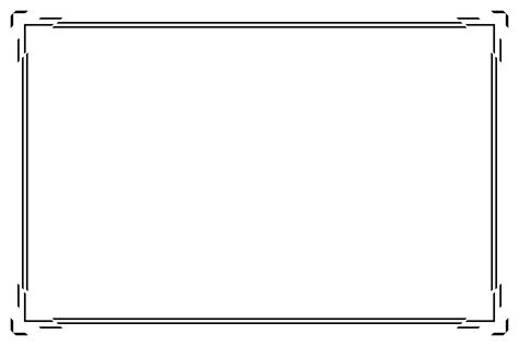 Rectangular Of Frame Border Vector 37 Graphic By Asesidea · Creative Fabrica