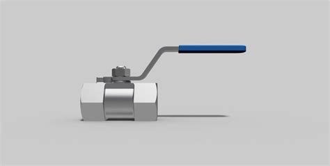 3 4 Inch Bsp Ball Valve No Autodesk Inventor 3d Model Cgtrader