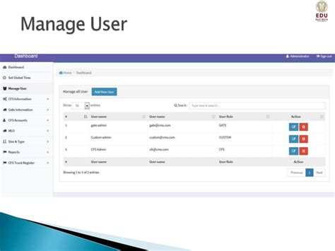 Container Terminal Management System Ppt