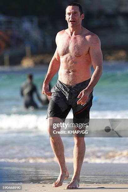 Hugh Jackman Beach Photos And Premium High Res Pictures Getty Images