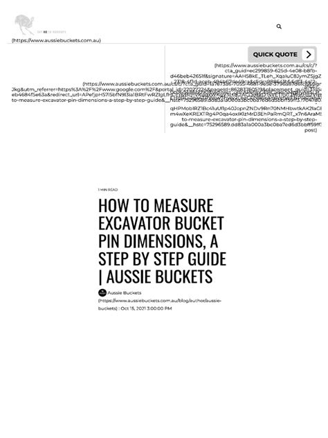 Bucket Measure Guide Pdf