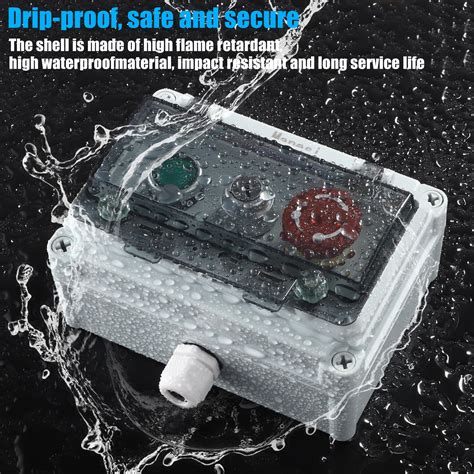 Push Button Station Ip67 Outdoor Waterproof Button Switch Box Emergency Stop