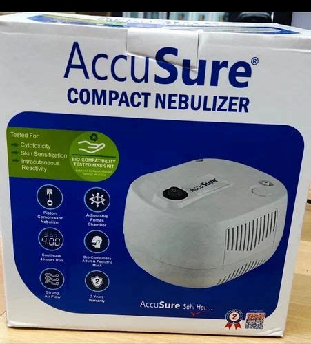 Portable Accusure Compact Nebulizer For Nebulization At ₹ 950piece In