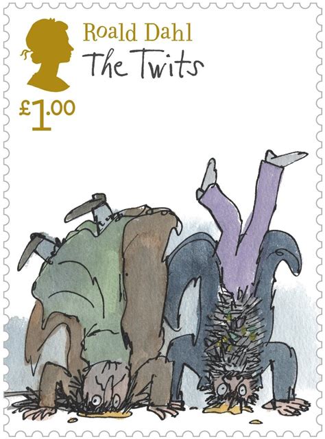 Roald Dahls The Twits Mr Twit Drawing By Quentin Blake Roald