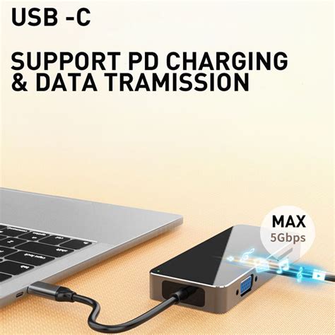 Usb C Hub Mini Type C Splitter Type C Dock Station Grandado