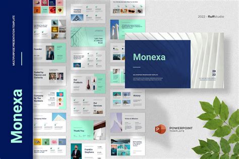 Monexa Шаблон бизнес Powerpoint Шаблоны презентаций Envato Elements