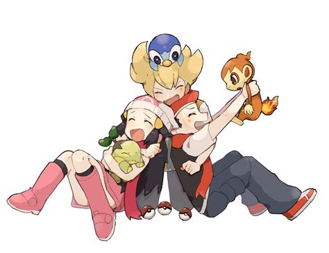 Donguri Big Barry Pokemon Chimchar Dawn Pokemon Lucas Pokemon