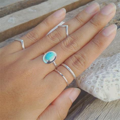 Eclipse Turquoise Ring Ariant Jewellery