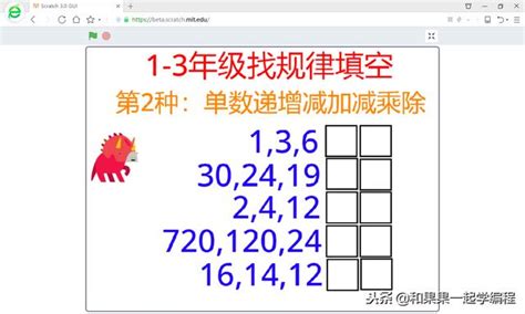 一到三年級數學，找規律填空題型2總結：單數遞增減加減乘除運算 每日頭條