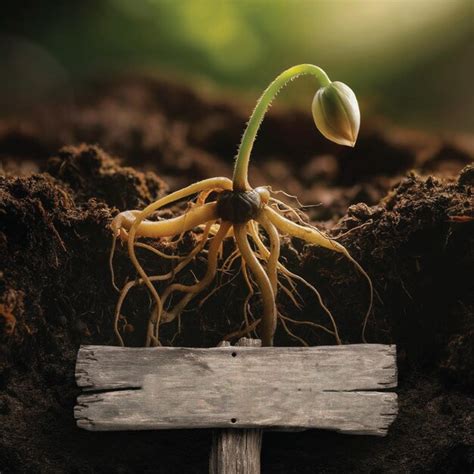 Small Seed Plant Premium Ai Generated Image