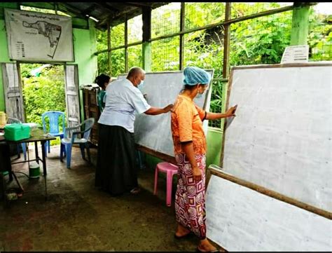 ရန်ကုန်တောင်ပိုင်းခရိုင် တံတားမြို့တွင် ဒုတိယအကြိမ် မဲဆန္ဒရှင်စာရင်းများကြေညာကပ်ထား