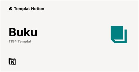 Marketplace Buku Templat Terbaik Dari Notion Notion