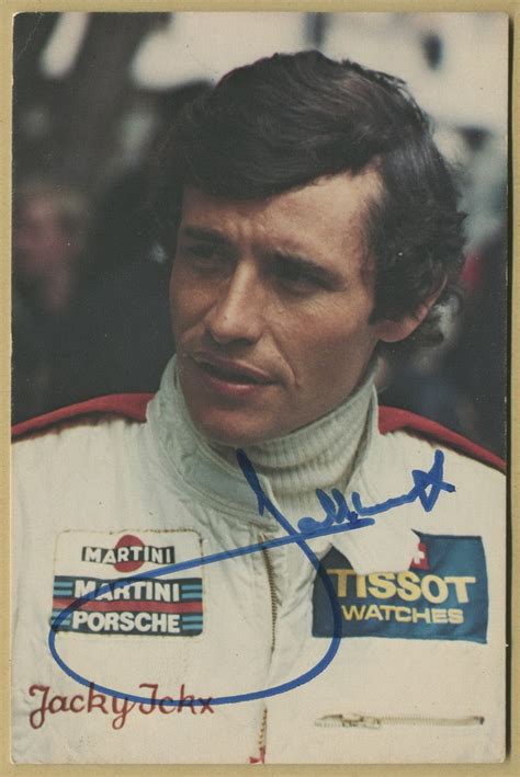 Jacky Ickx Rare And Nice In Person Signed Photo De Jacky Ickx