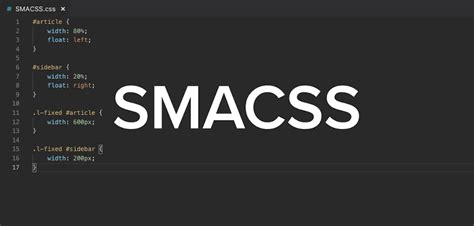 Activity 50 Research Smacss — Scalable And Modular Architecture For