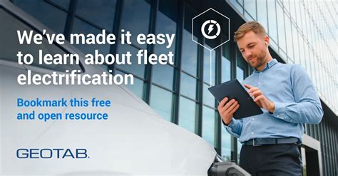 geotab on linkedin fleet electrification knowledge center geotab