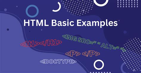 Html Basic Examples